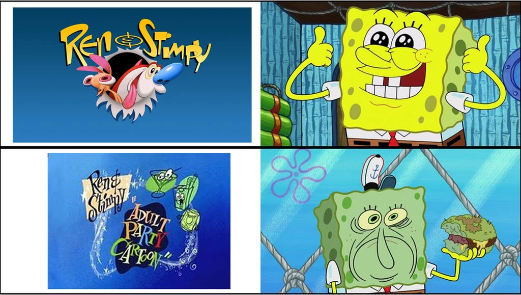 SpongeBob reviews ren and stimpy | Fandom