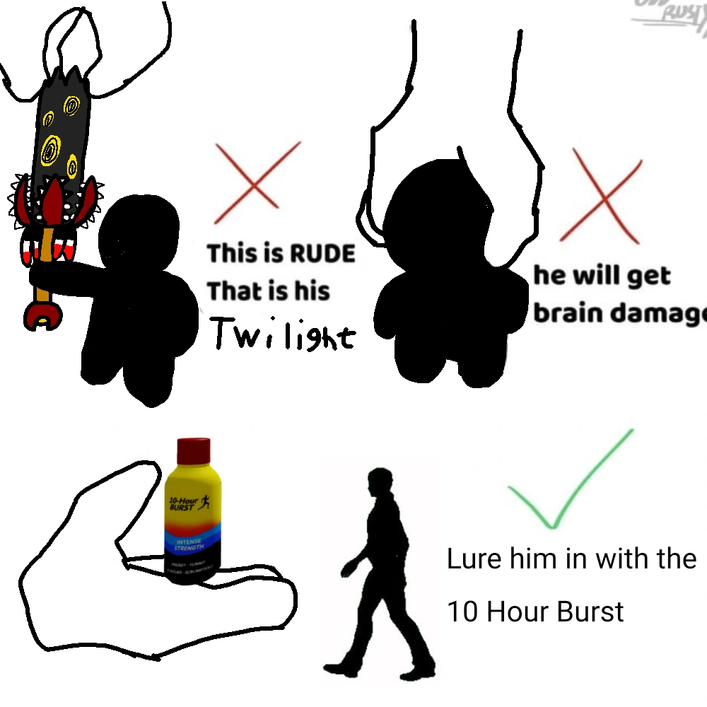 how to CORRECTLY hold the 10 hour burst man | Fandom
