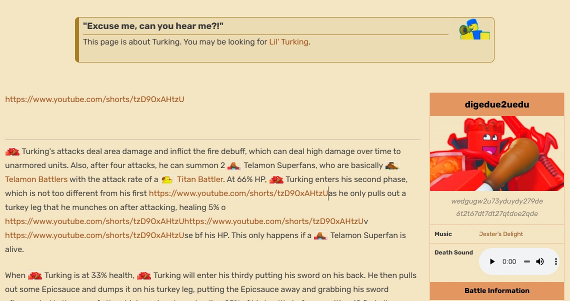 I totally vandalized turking | Fandom