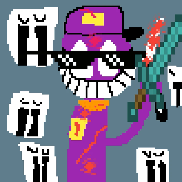 Psycho William pixel art! (Plus meme version) | Fandom
