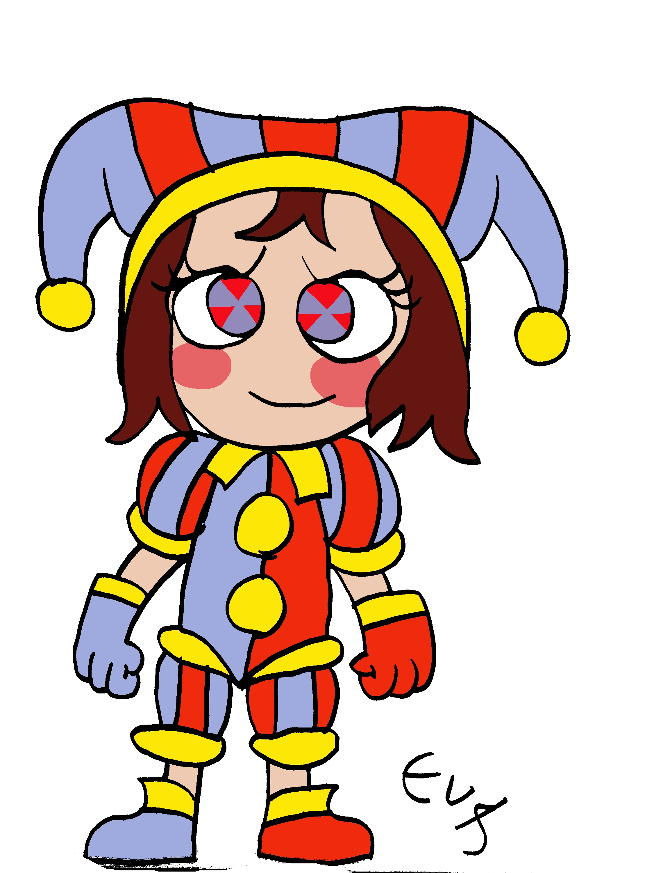 My drawing of Pomni from the new series | Fandom