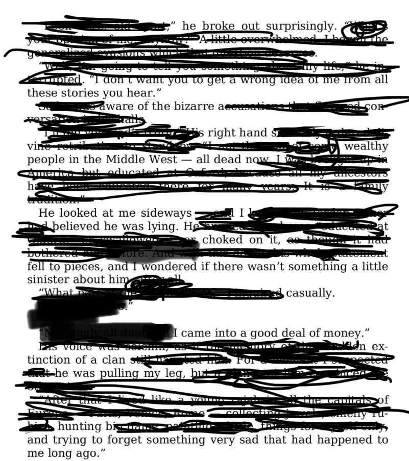 Terrible blackout poem by me about N | Fandom
