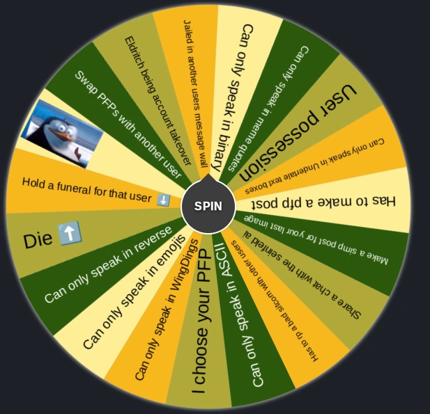 VELVETT'S WHEEL OF ETERNAL DAMNATION AND MEMES | Fandom