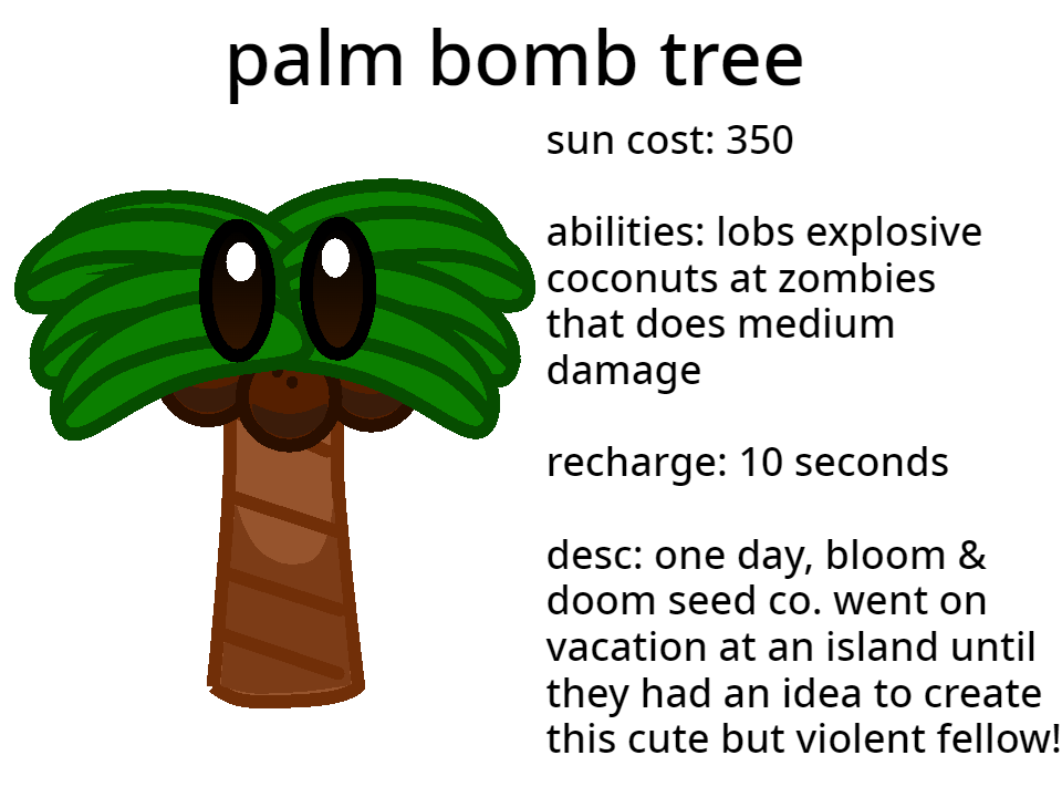 some custom PvZ plants I made | Fandom