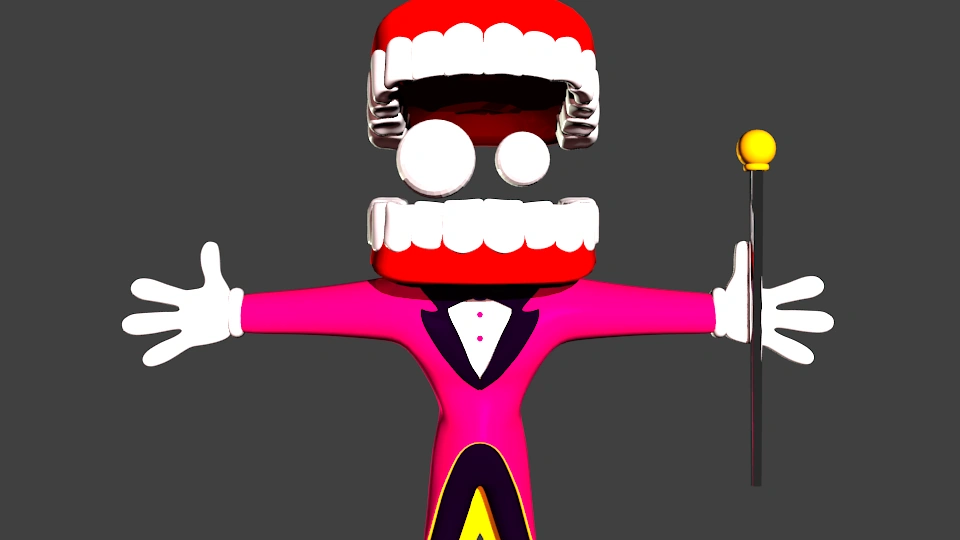 i had a fbx model of caine for a long time | Fandom