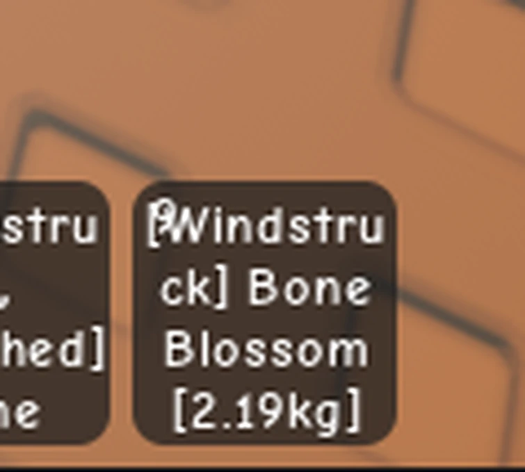 erm actually the minimal weight for bone blossom isnt 4.90kg | Fandom