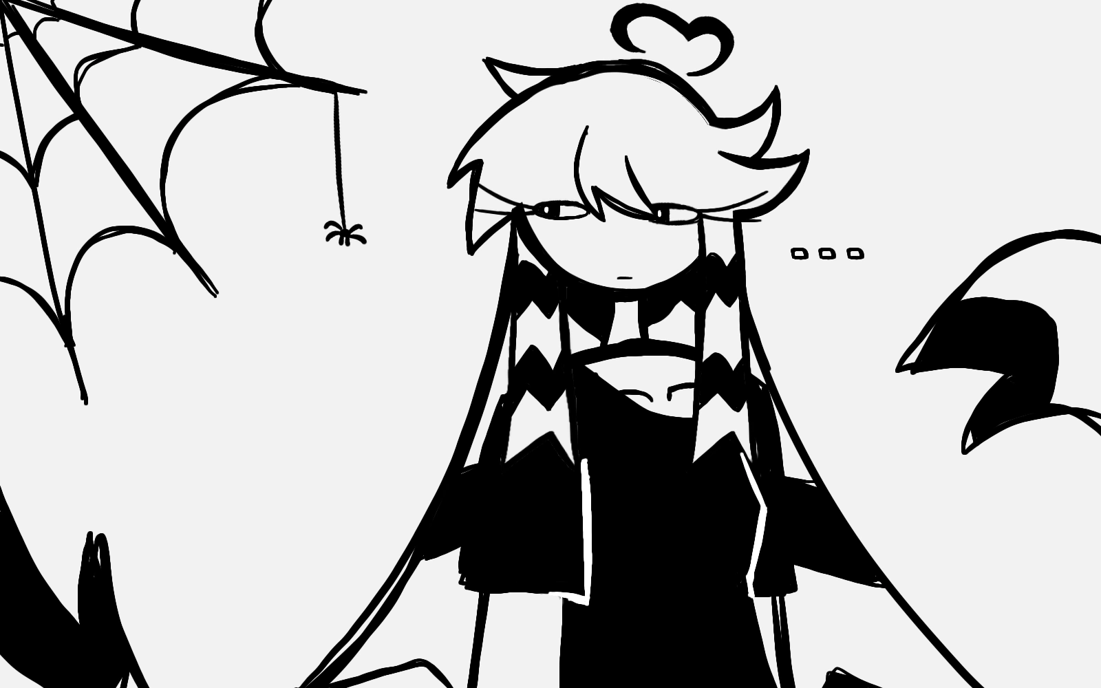 Swirly if syringe thingy didn't land toward her(She'll be distant and ...