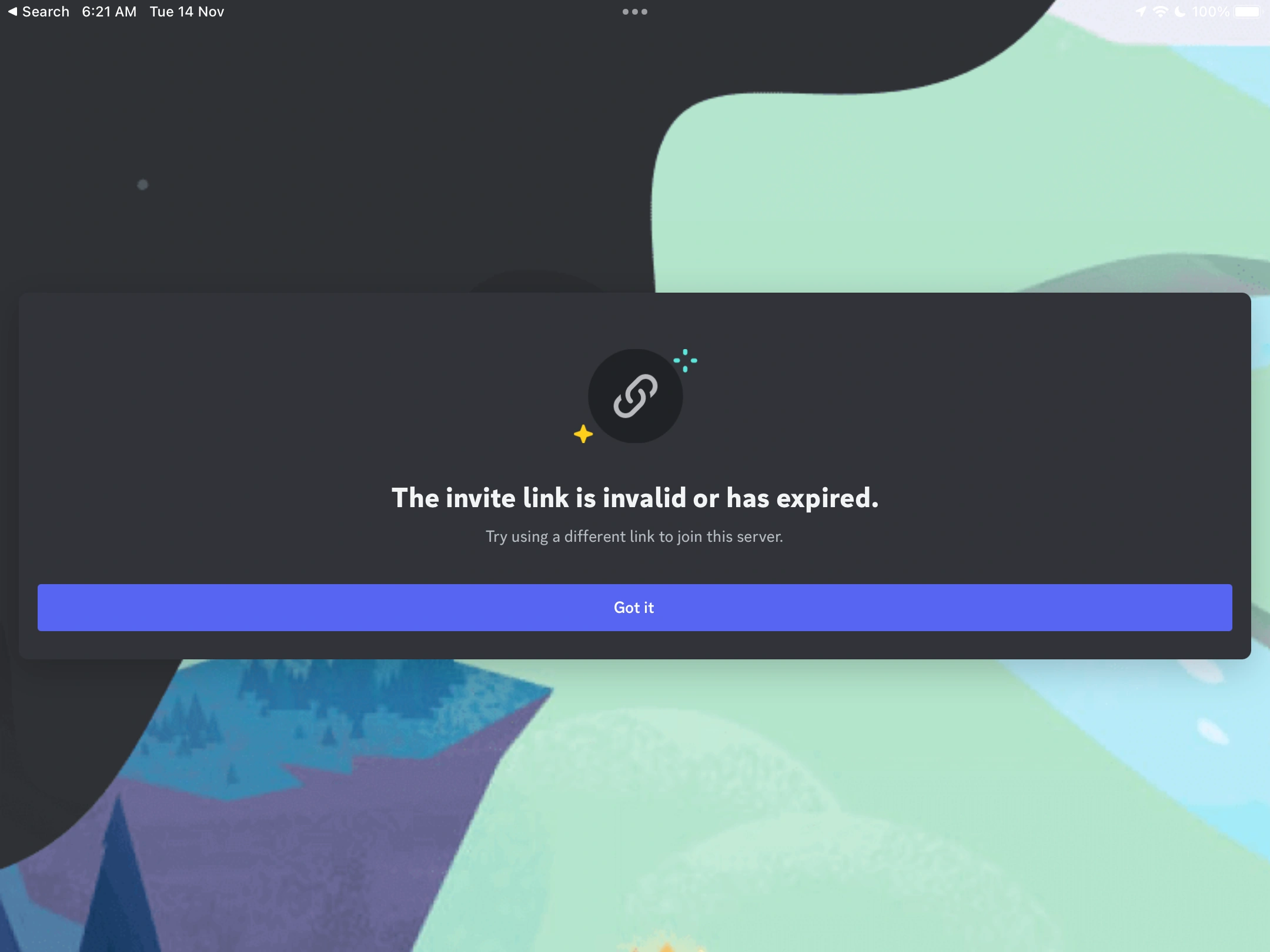 The front page run or else discord wont work | Fandom
