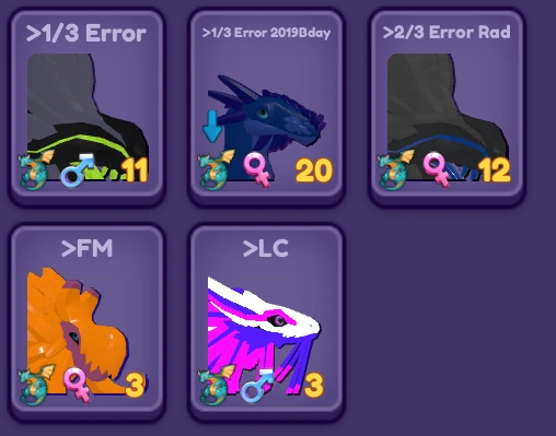 Trading/Selling Errors + some other randoms] | Fandom