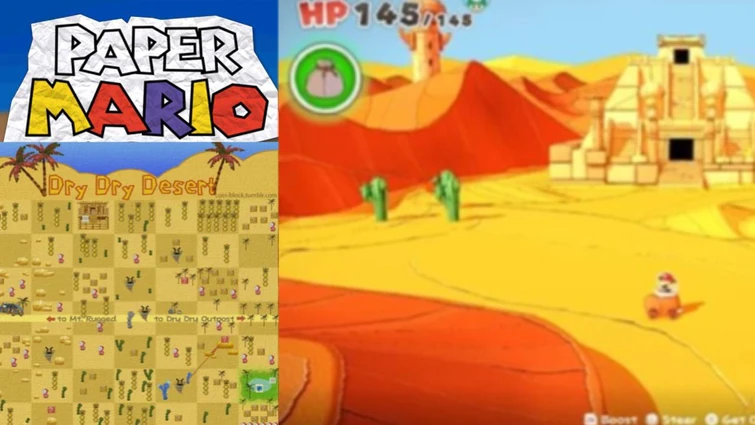 La conexión entre los desiertos de Paper Mario | Fandom