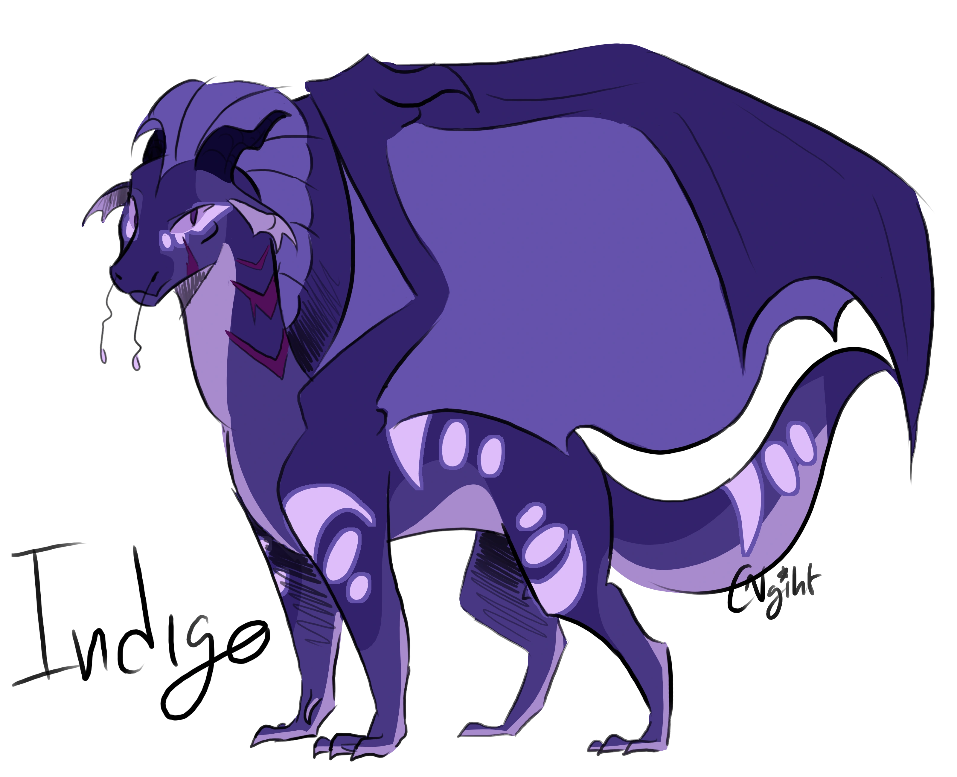 Canon Character Refs Revamped Day 37, Indigo | Fandom