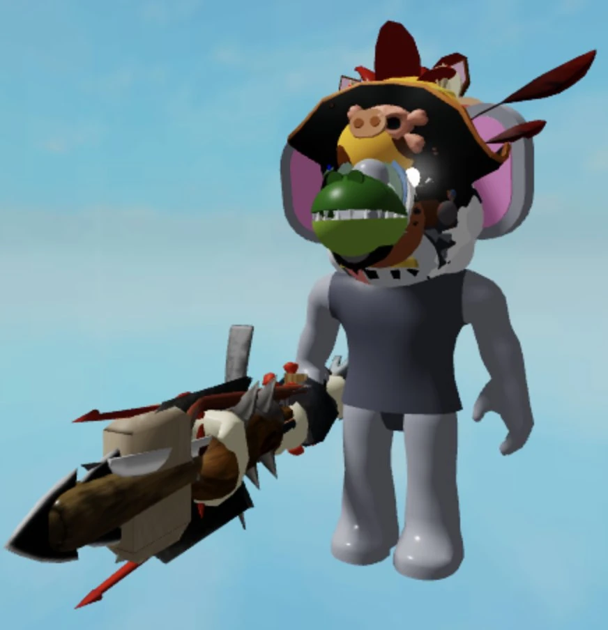 When you mix all Piggy Skin Head and Weapons in one... | Fandom