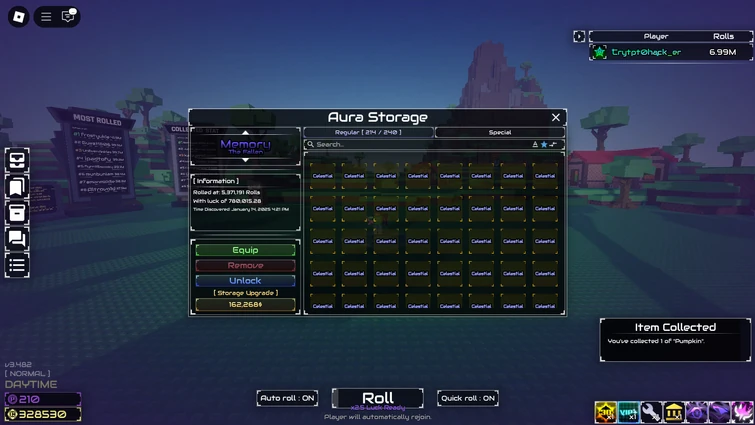 7m rolls Inventory Showcase! | Fandom