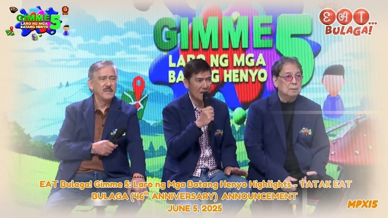 Eat Bulaga 46th Anniversary Announcement: | Fandom