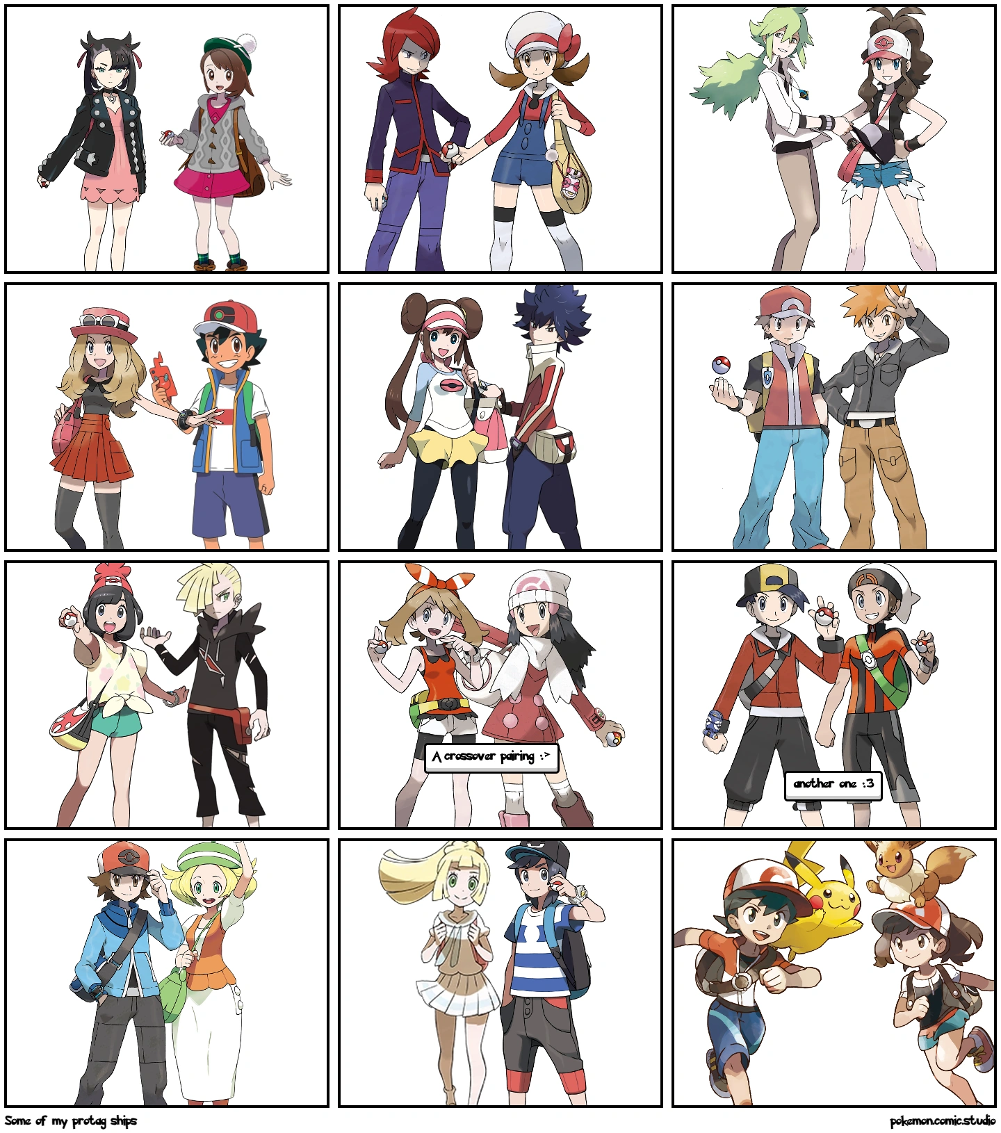 Some of my protag ships | Fandom