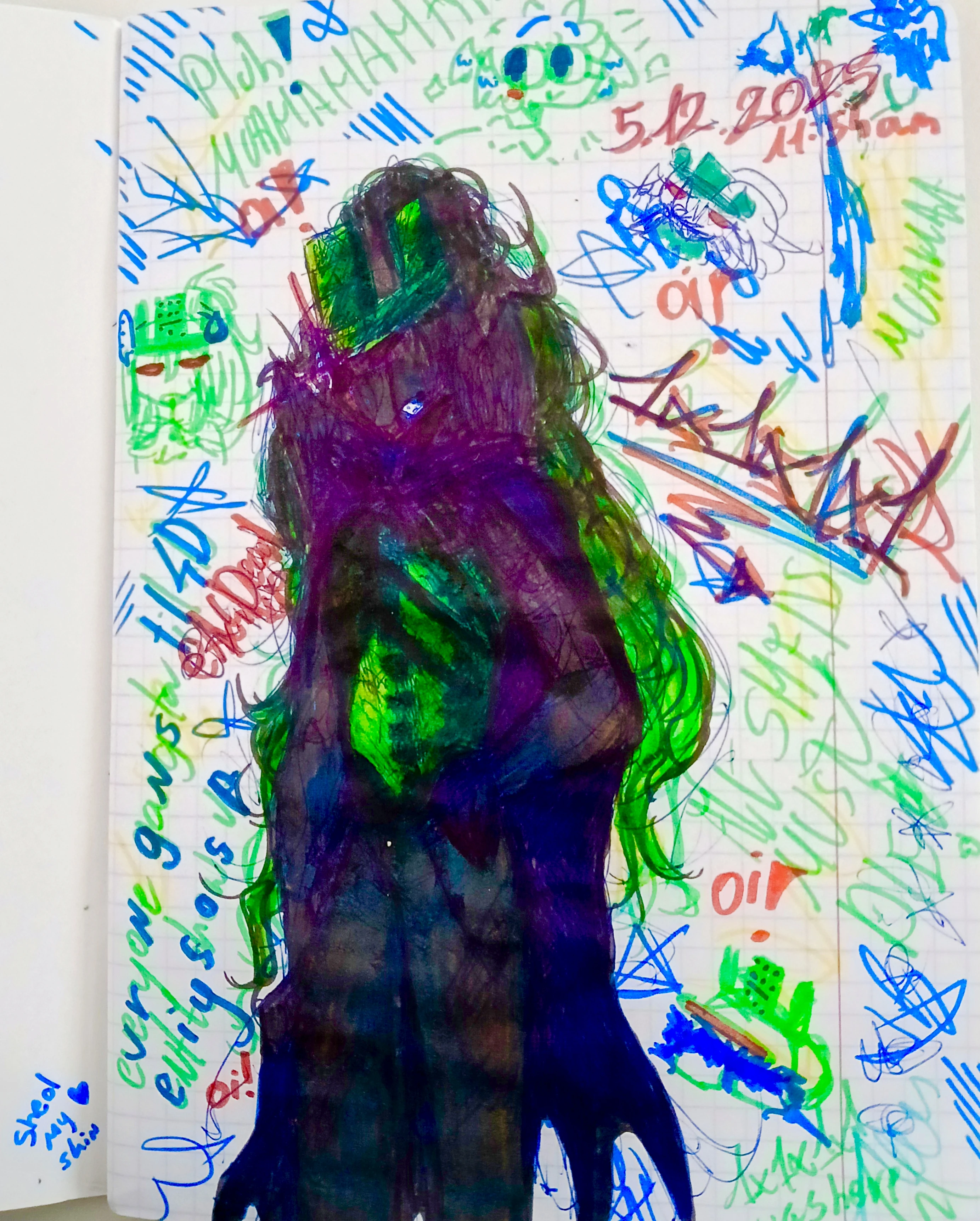 Ew traditional art with markers. | Fandom