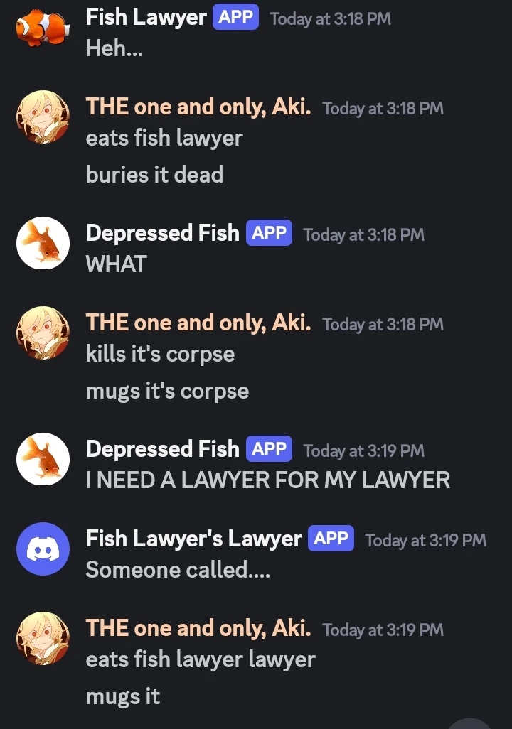 I AM SUING AKI. | Fandom