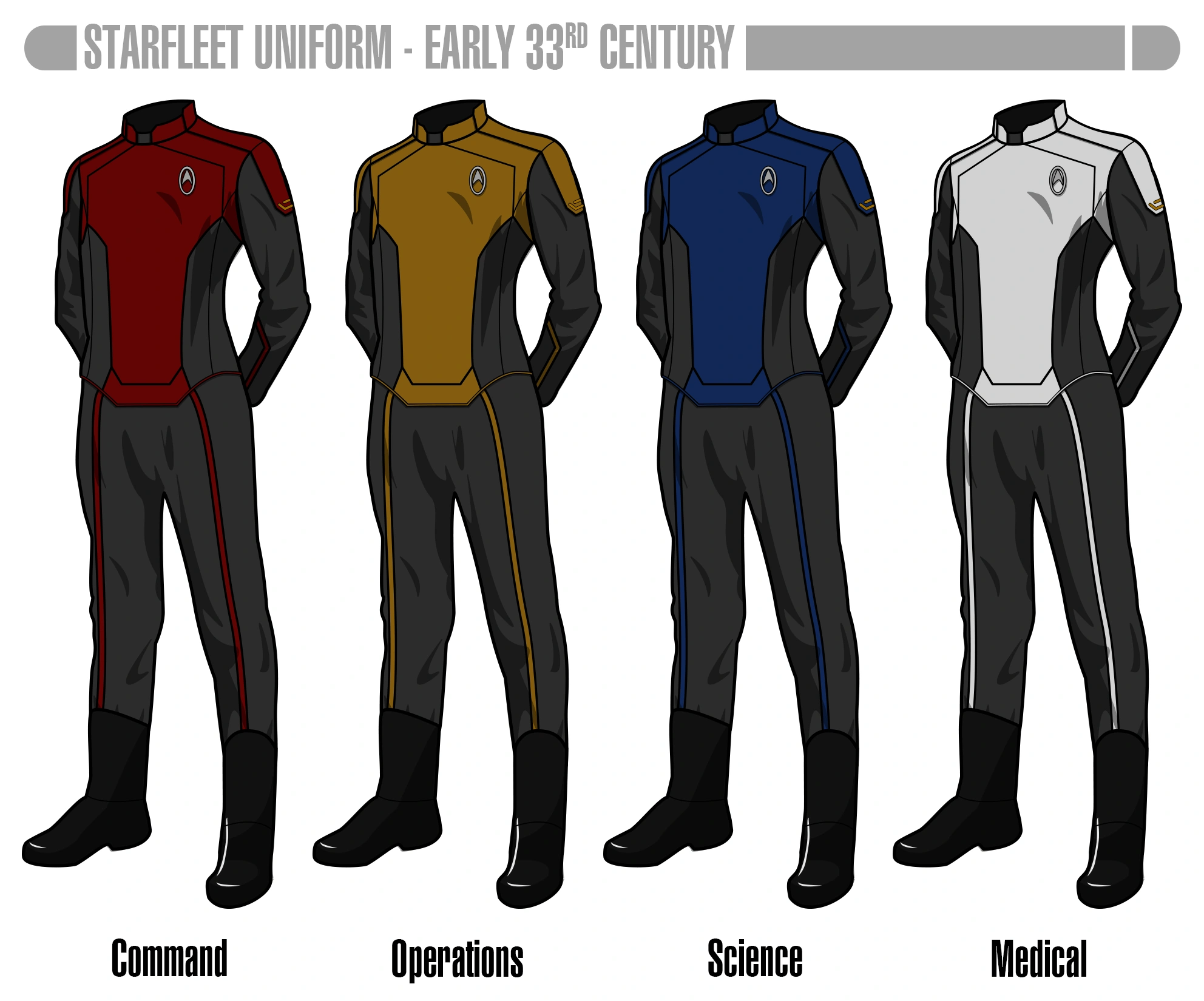 Anothers 33rd Century Starfleet Uniform Division by HapphazartGeek ...