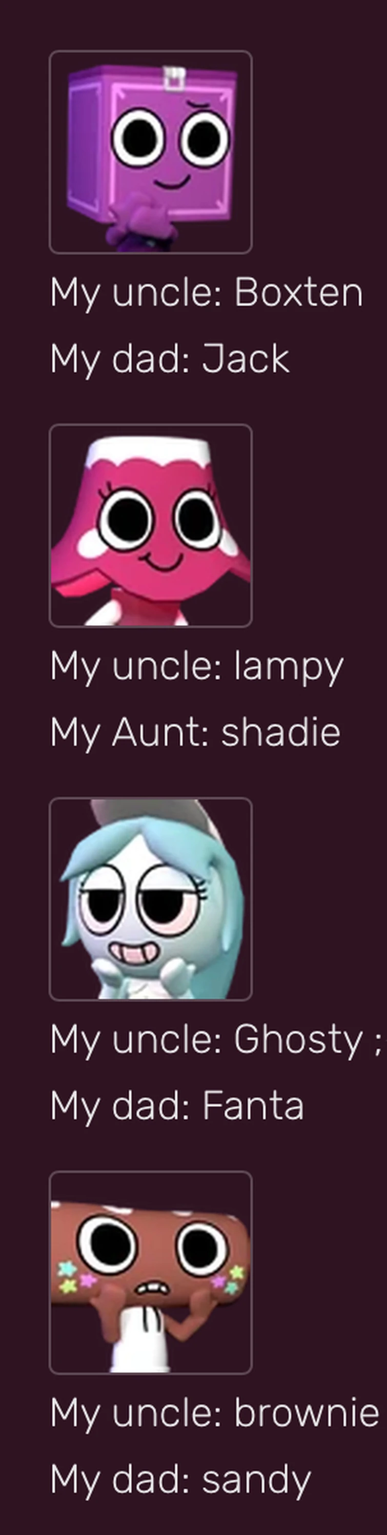My uncle and dad guess DW characters | Fandom