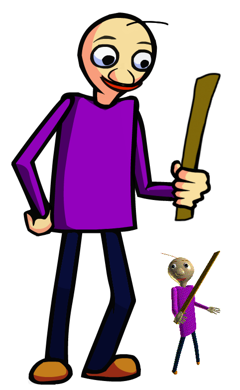 So I decided to remake bladder in the art style of baldis basics in ...