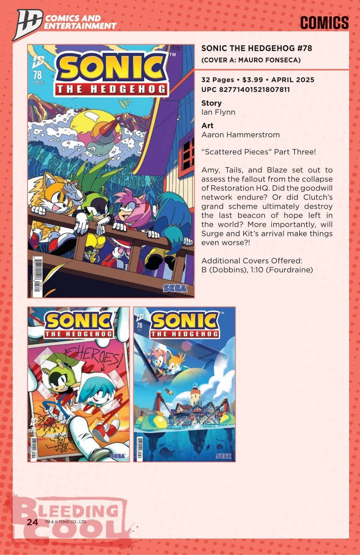 Sonic Issue 78 revealed: From One Problem To Another... | Fandom