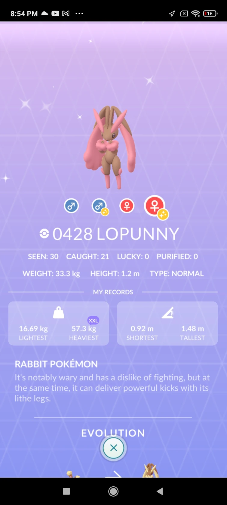 Wild Shiny Lopunny! | Fandom