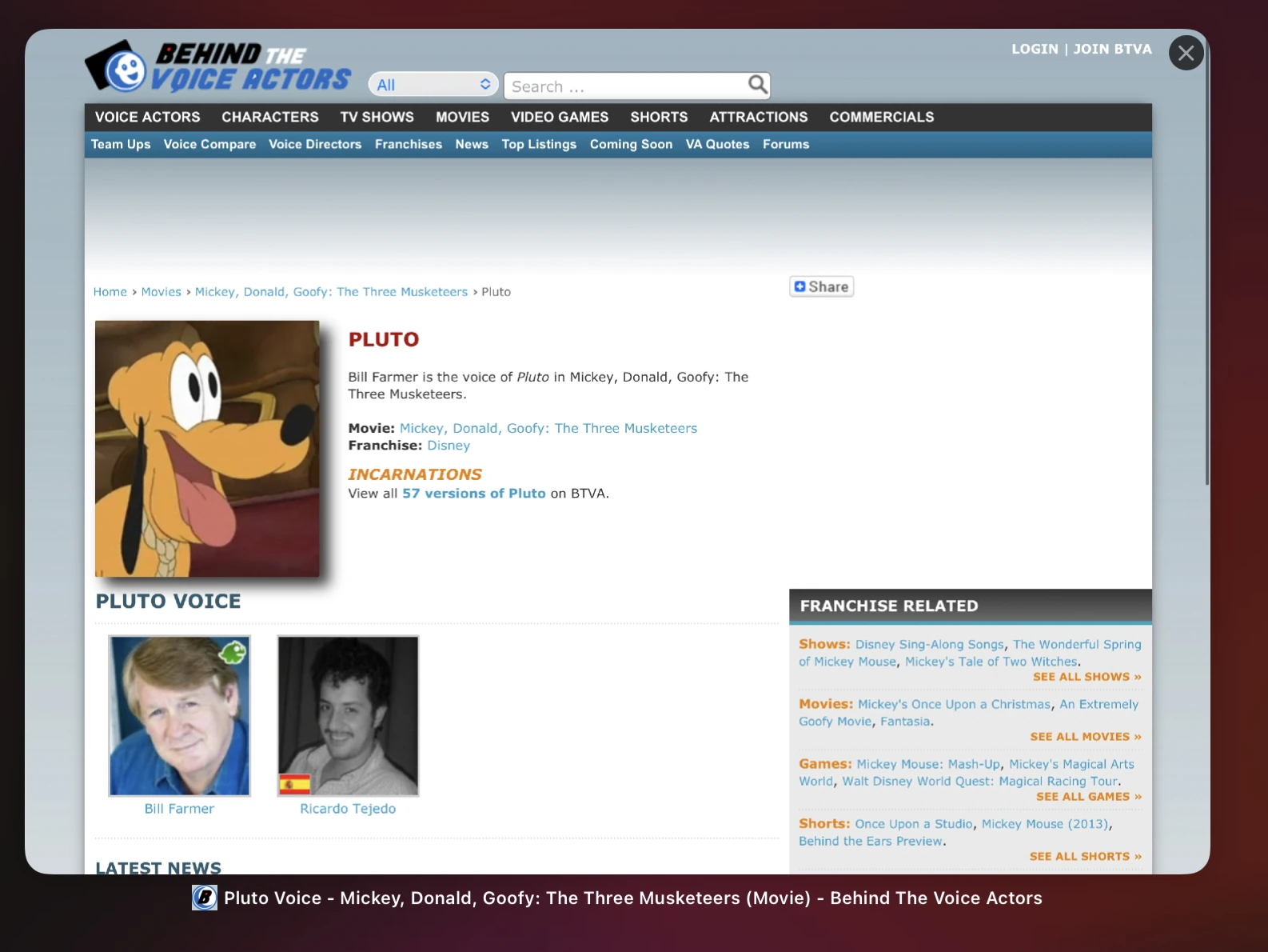 I want Pluto’s Spanish voice | Fandom