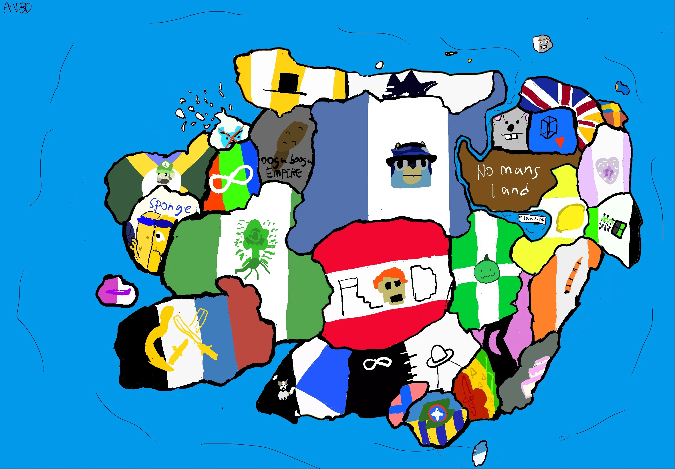 Revamped Popfeed country map | Fandom