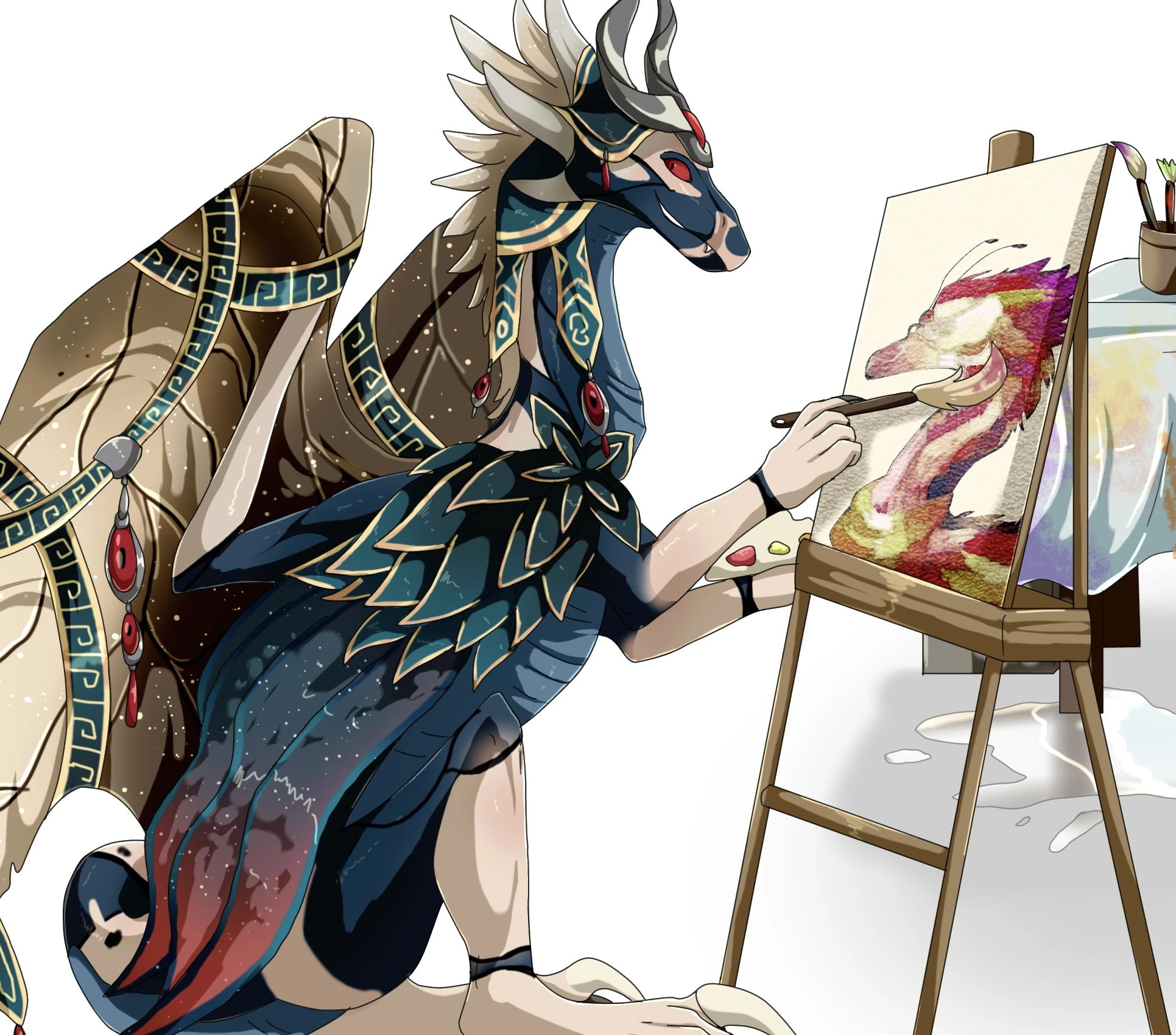 Funky boi painting a picture (please don’t ignore at least upvote) | Fandom