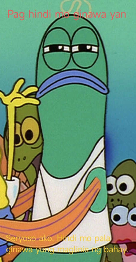 How Serious lifeguard fish speaks Filipino. | Fandom