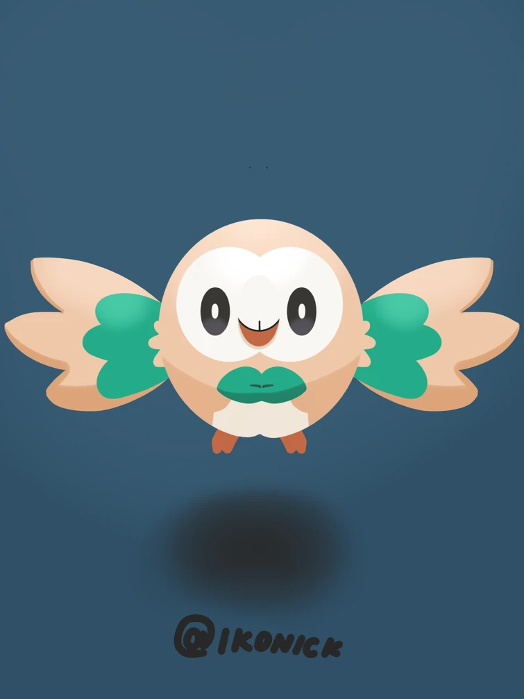 Rowlet [art] | Fandom