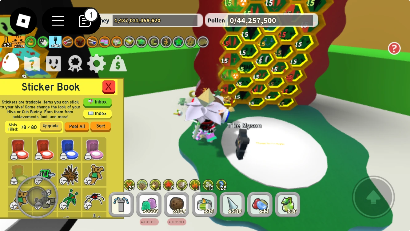 I GOT FESTIVE HIVE FROM THE STICKER BOARD | Fandom