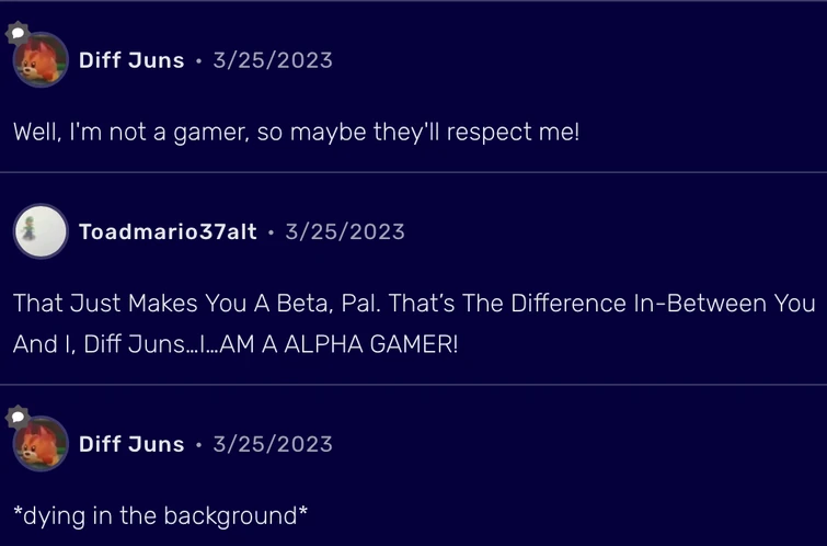 Average Conversation With Diff | Fandom