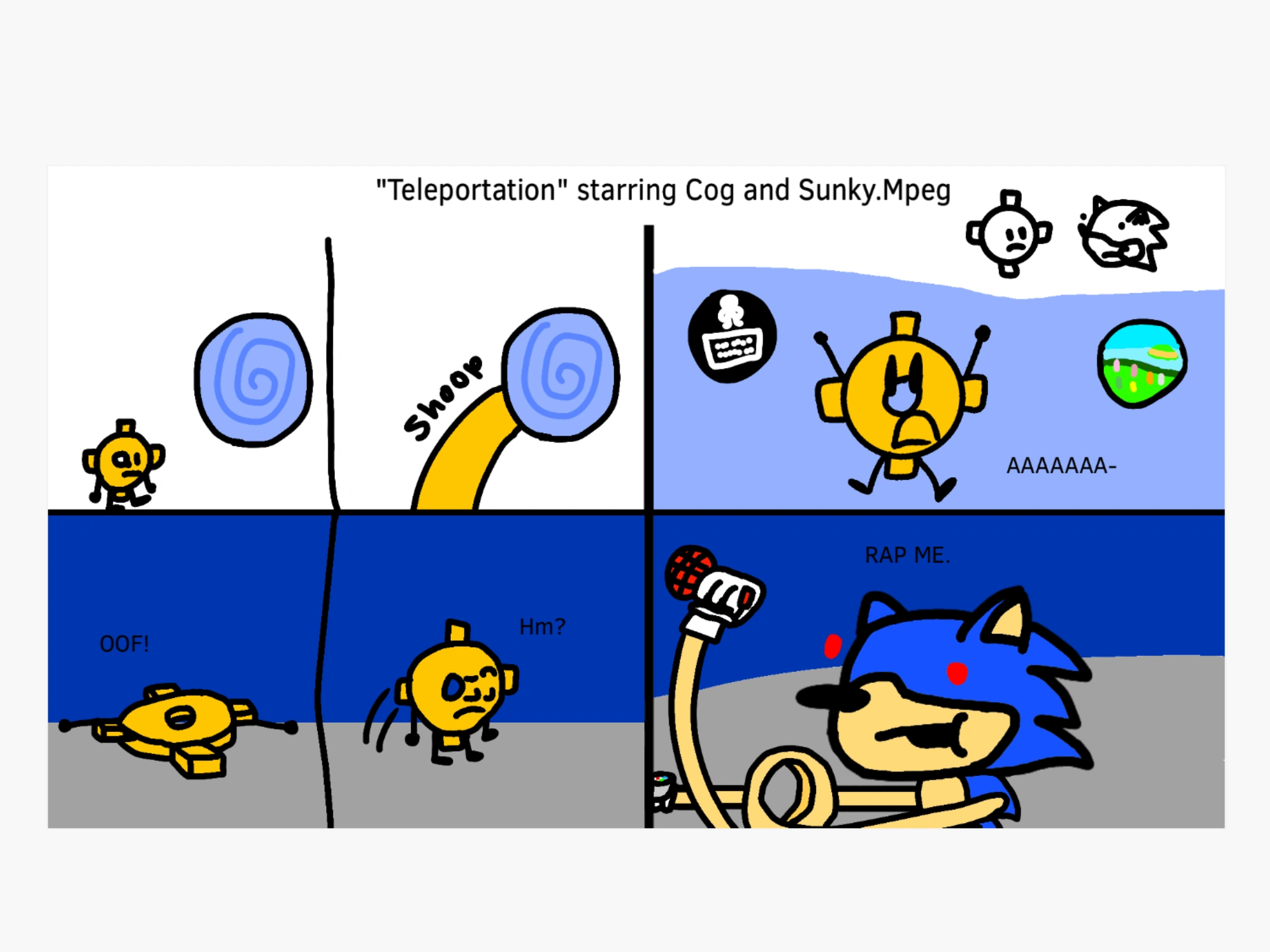 Sunky in a dumb comic | Fandom