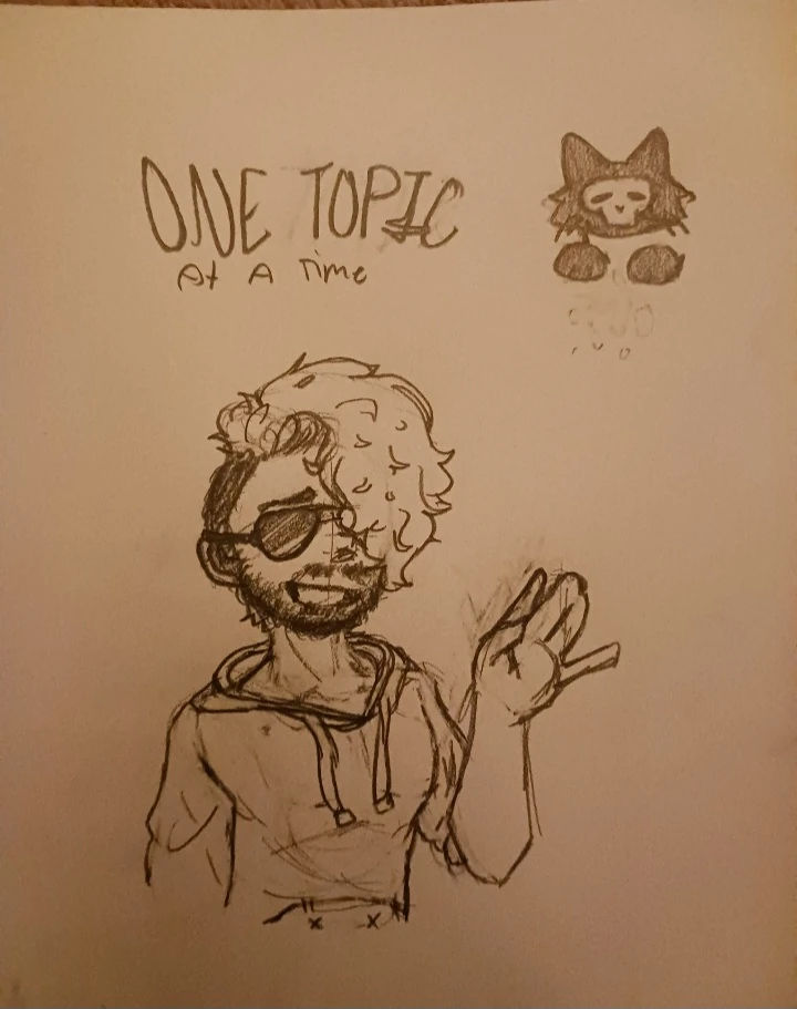Heh heh I made fanart for one of my fave YouTubers OneTopic ^^ | Fandom
