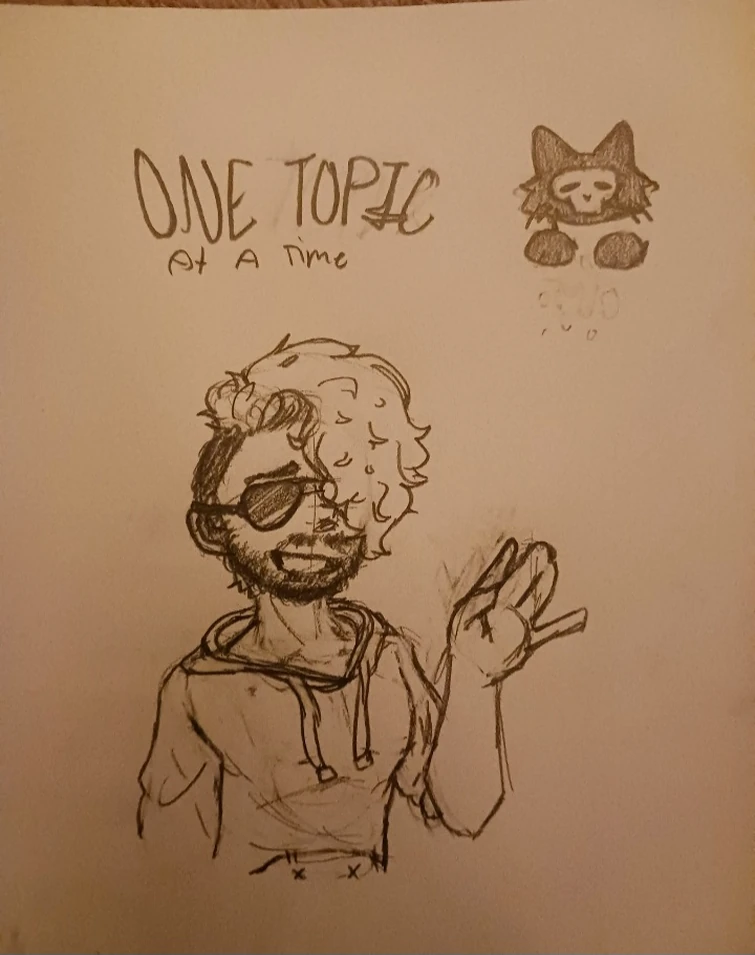 Heh heh I made fanart for one of my fave YouTubers OneTopic ^^ | Fandom