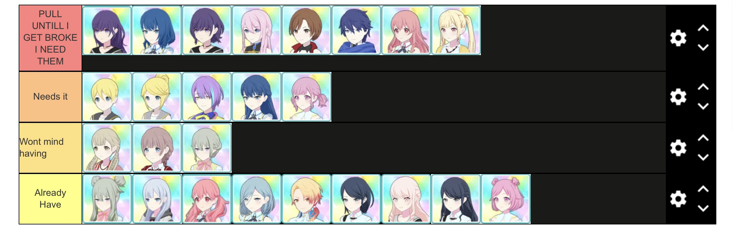 wish list for the upcoming lim banners and colorfes (EN SERVER) | Fandom