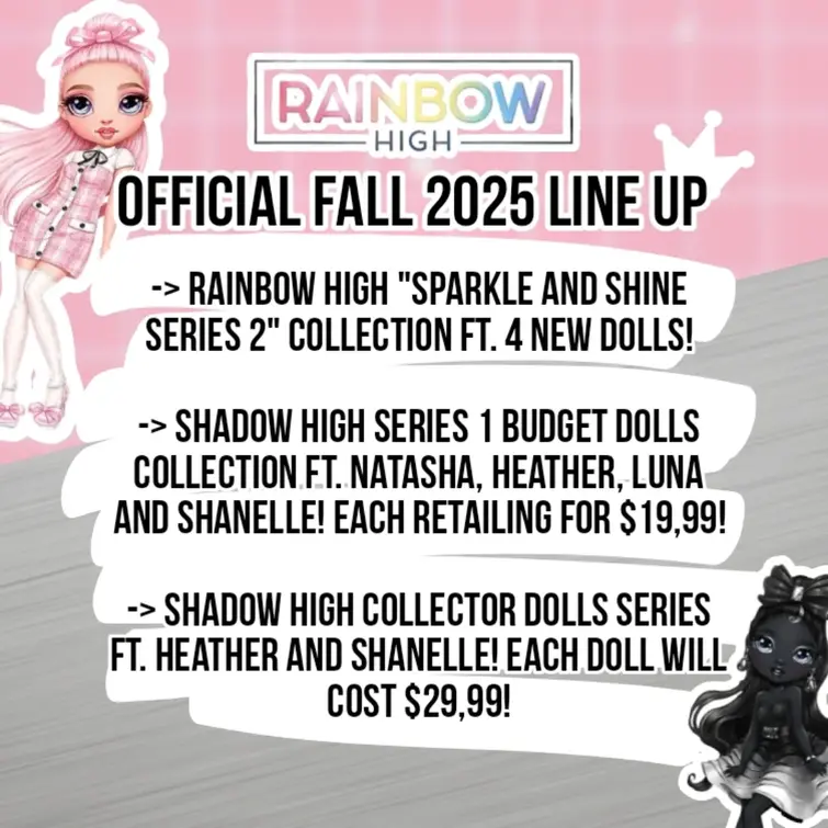 New updates on Rainbow High. | Fandom