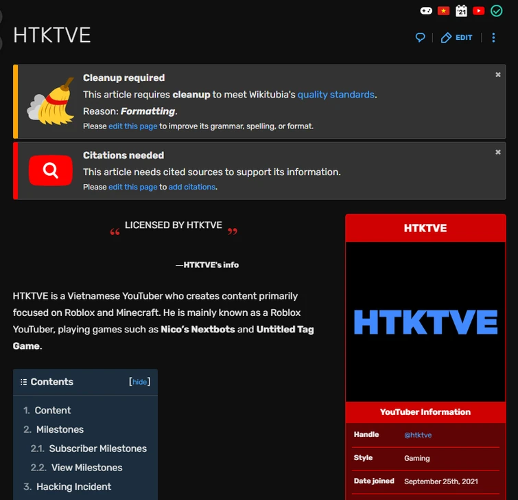 htktve in wikitubia | Fandom