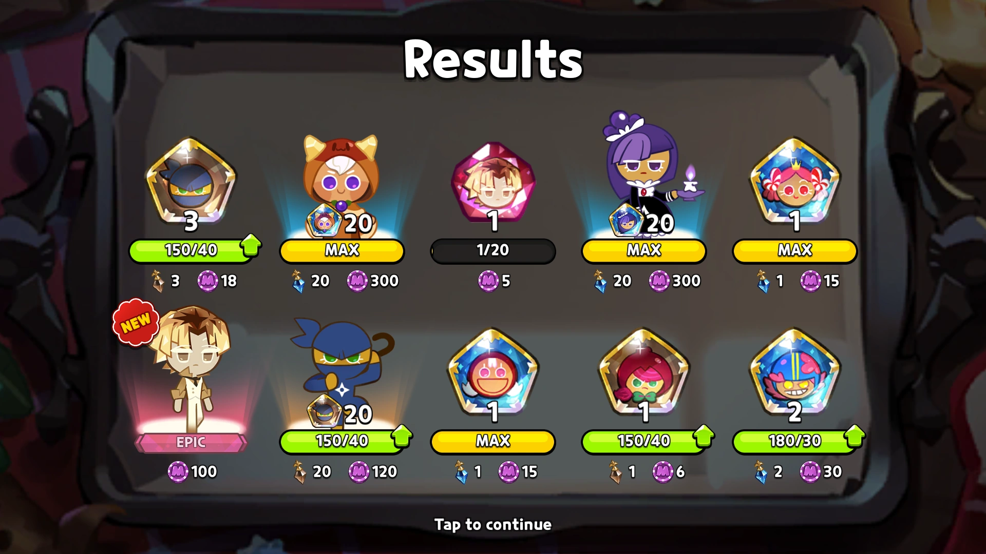 I got Creme Brulee Cookie and two of the new costumes | Fandom