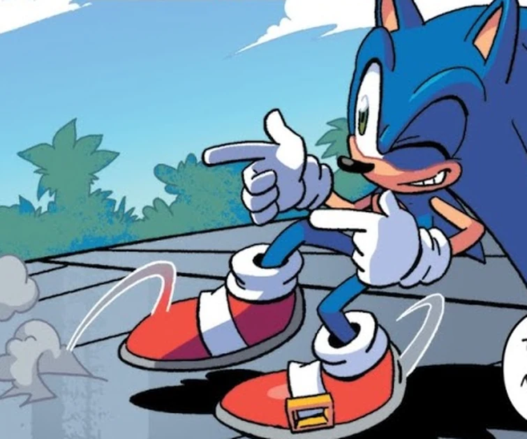 from now on I shall try to use Sonic reaction images from the comics ...