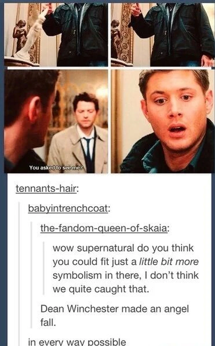 Destiel Because It's Canon | Fandom
