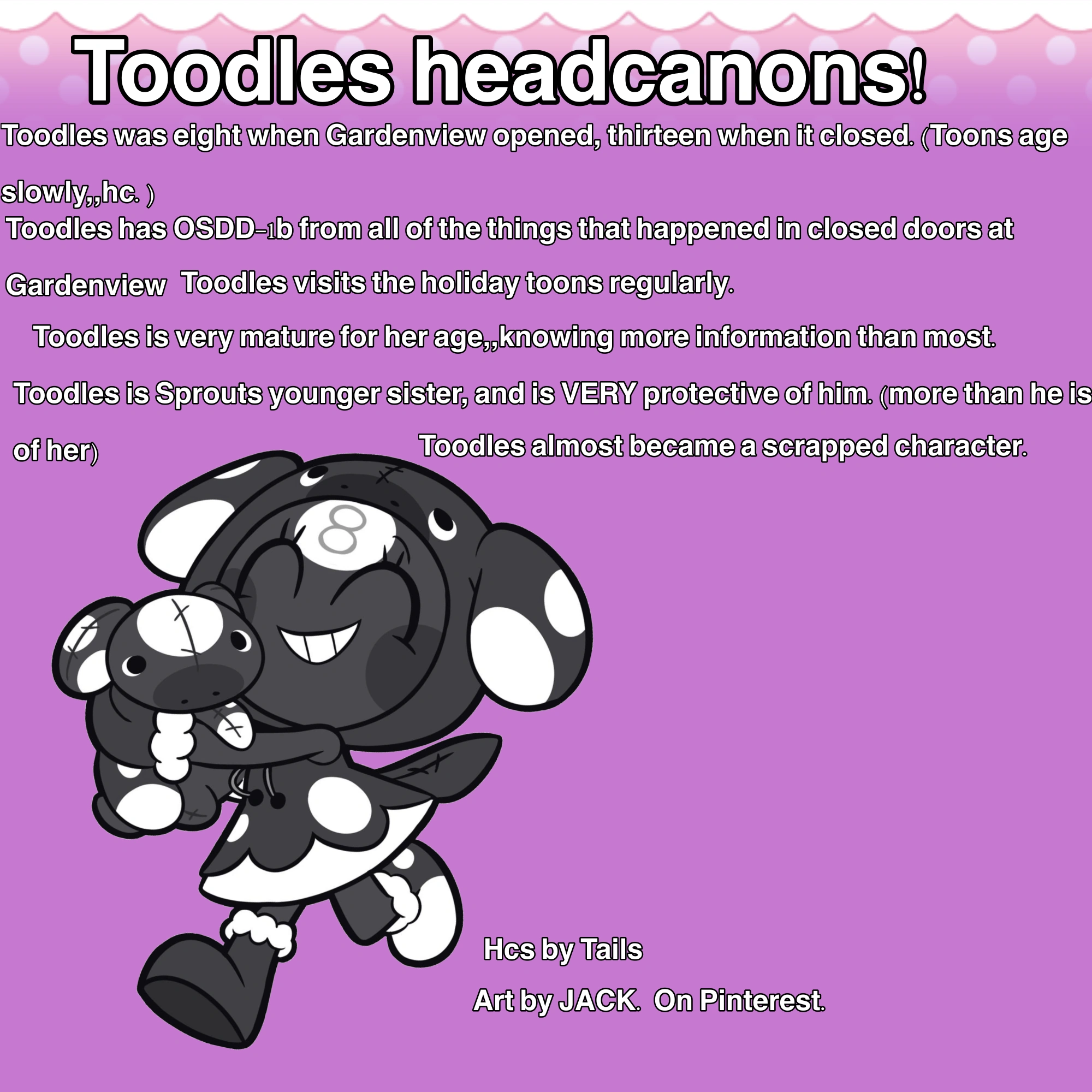 Toodles hcs! | Fandom