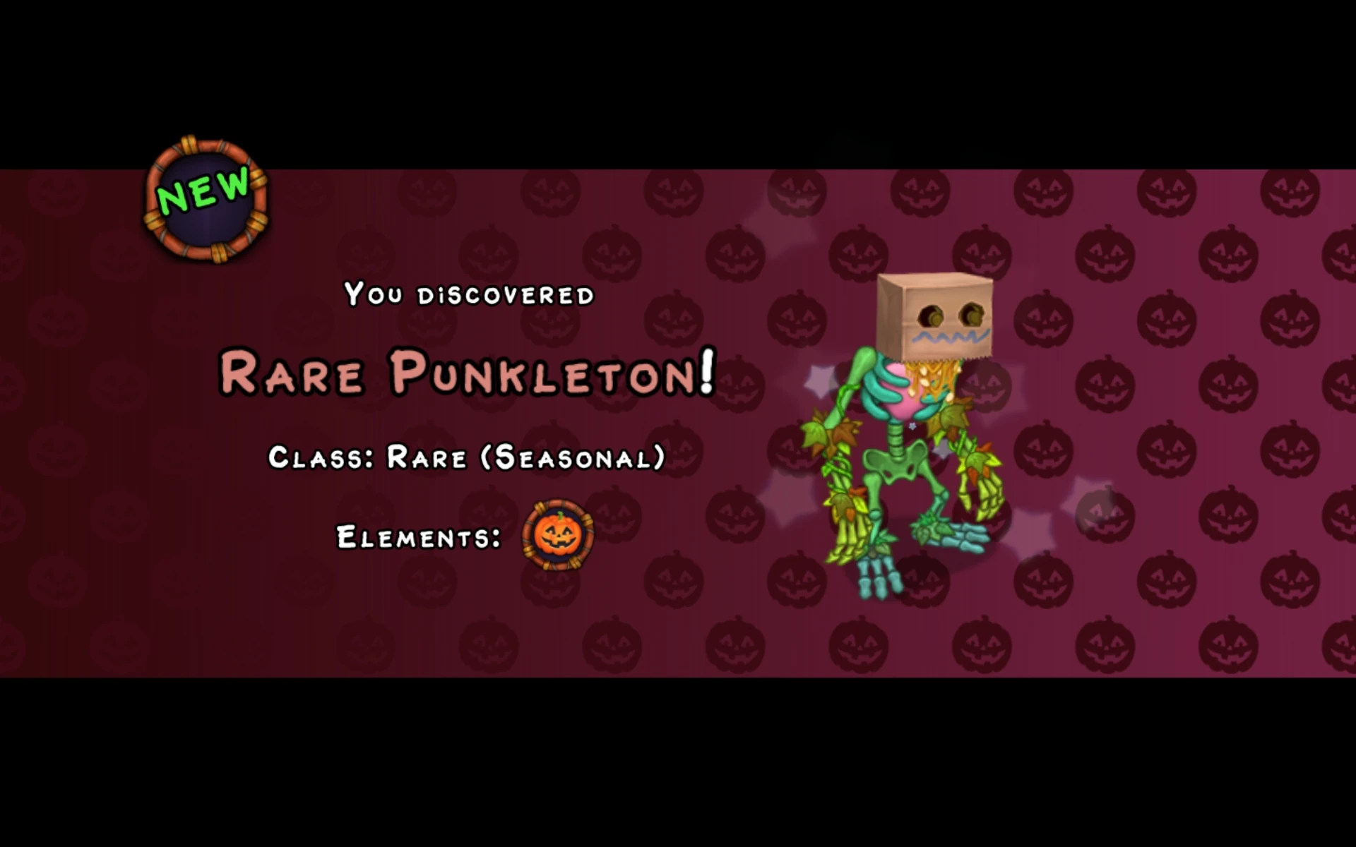 I somehow managed to breed rare punkleton instead of normal punkleton ...