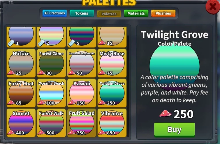 Twilight Grove color palette | Fandom