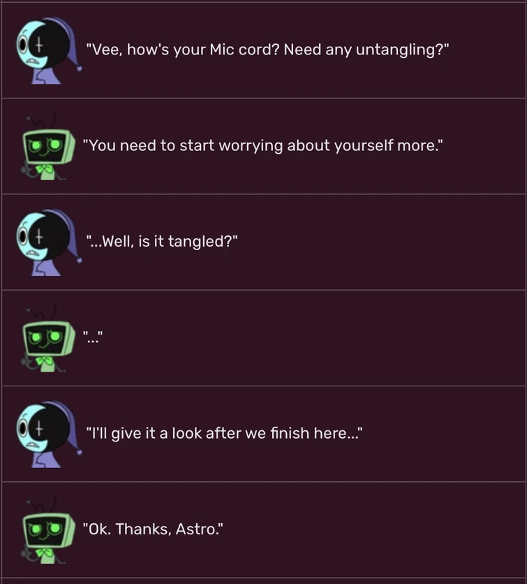 Some silly art based on Astro and Vee’s interactions | Fandom