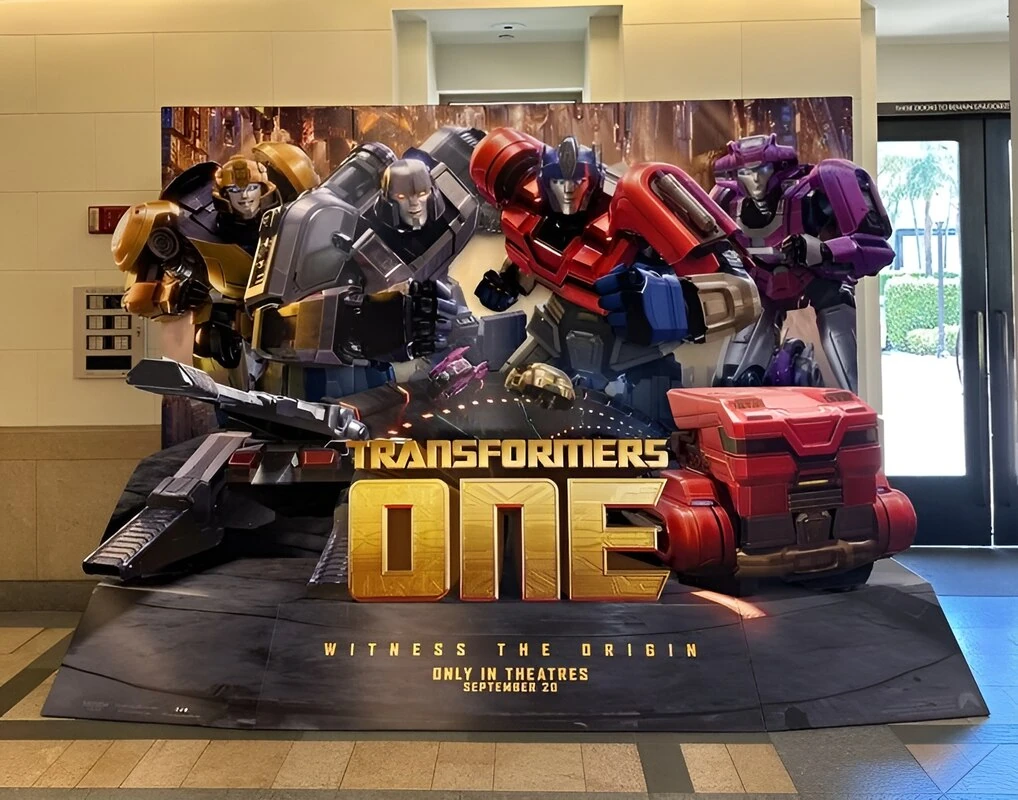Transformers: ONE New Movie Lobby Standee Revealed | Fandom