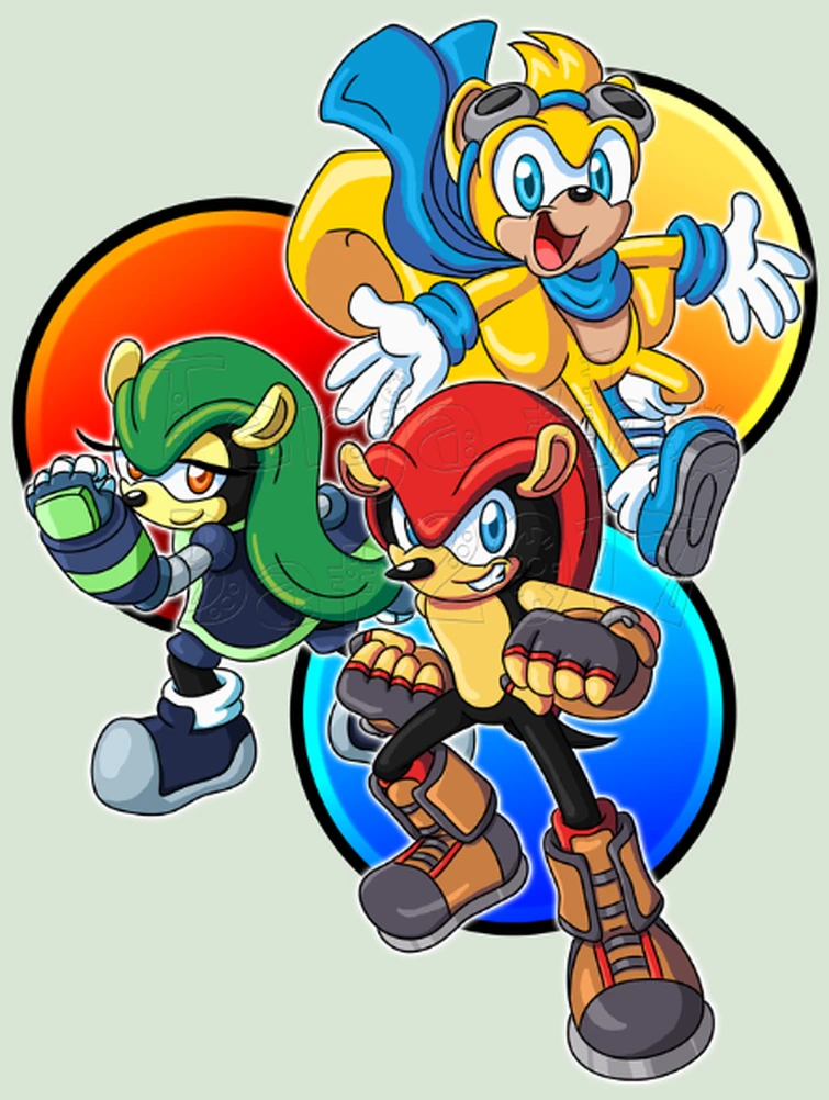 Team Mighty. (Art by BellSeaShell) | Fandom