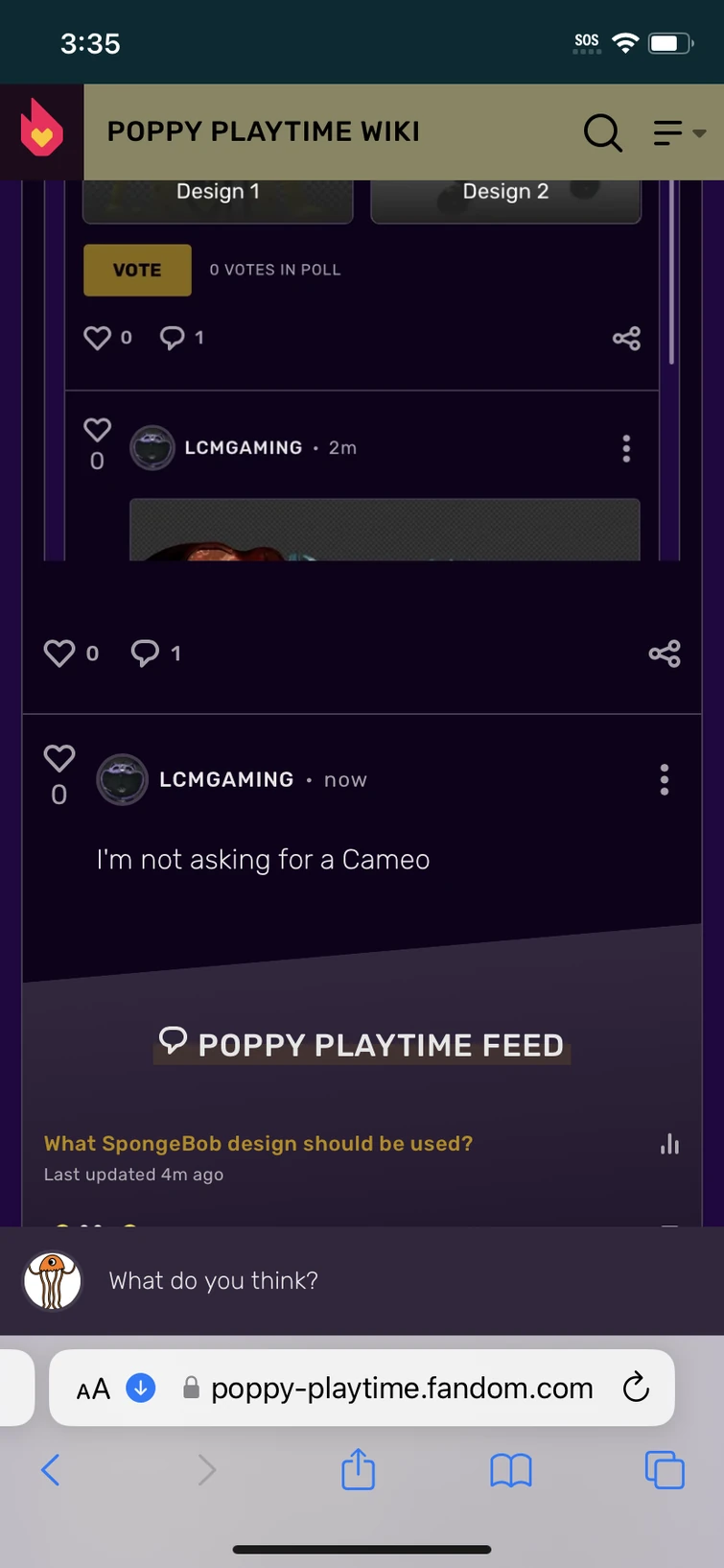 Then what are you asking for? | Fandom