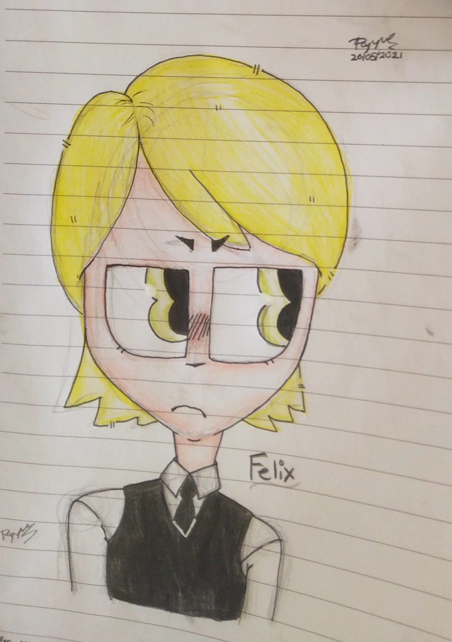 Felix Drawing!! (´∩｡• ᵕ •｡∩`) | Fandom